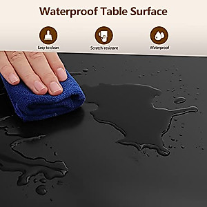 Iwell Bathroom Cabinet - Bathroom Storage with 2 Doors & 2 Shelves, 3 Heights Available, Floor Cabinet for Living Room, Bedroom, Kitchen, Home Office, Black.