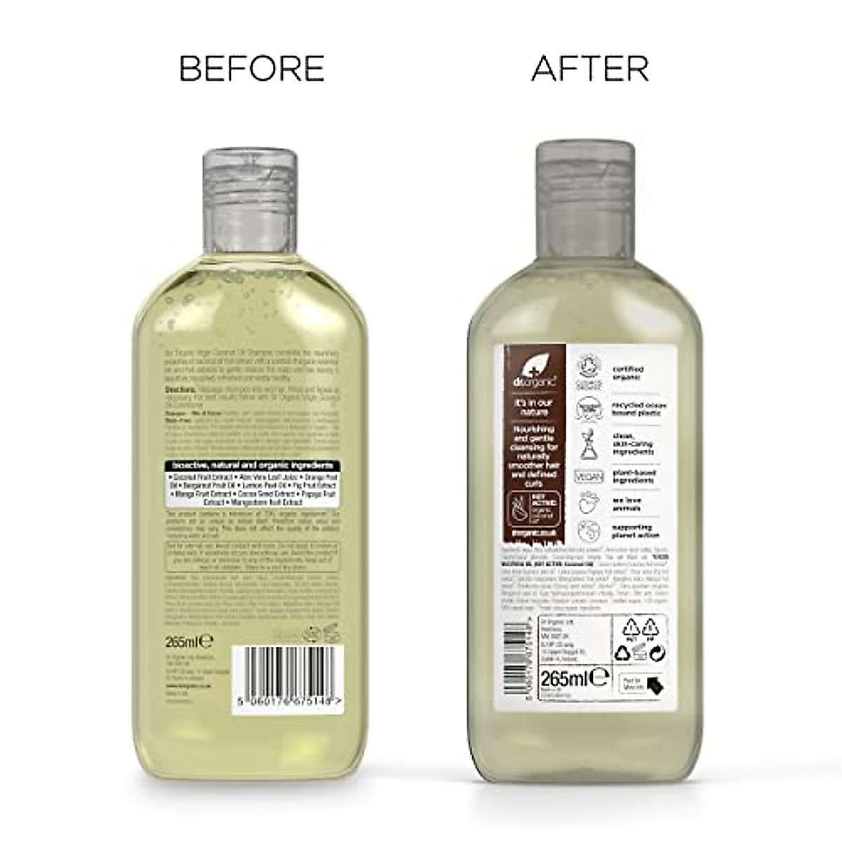 Organic Doctor Organic Virgin Coconut Oil Shampoo, 9 fl.oz.