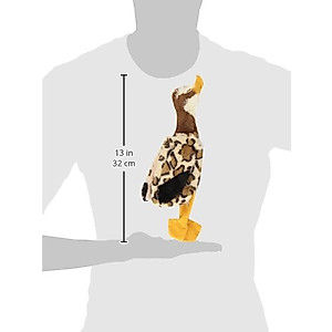 SPOT Skinneeez Stuffless Dog Toy with Squeaker | Plush Tug of War Goose Squeak Toy for Small and Large Dog Breeds | Small