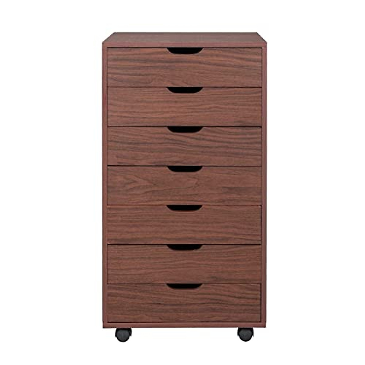 MAXCBD Nightstand Bedside Table Drawer Cabinet 7 Drawers Storage Cabinet Dresser Storage Tower Closet Sturdy Bedroom Office Multifunctional Storage Shelves Storage Tower Dresser