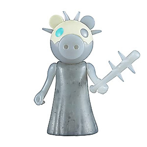 PIGGY Action Figure 6 Pack - Six 3.5" Articulated Buildable Toys, Officer Doggy, Billy, Memory, Robby, Clowny, & Frostiggy, 9 Accessories, Series 2, includes DLC