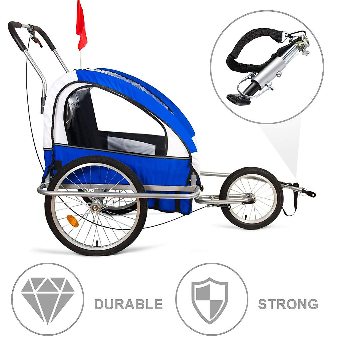 Wakauto Kids Tow Truck Trailer Hitch Kids Bike Trailer Bike Accessory Cycling Accessories Bike Trailers Bike Hooks Bicycle accesories Bike Trailer Attachment Child Tractor Connector