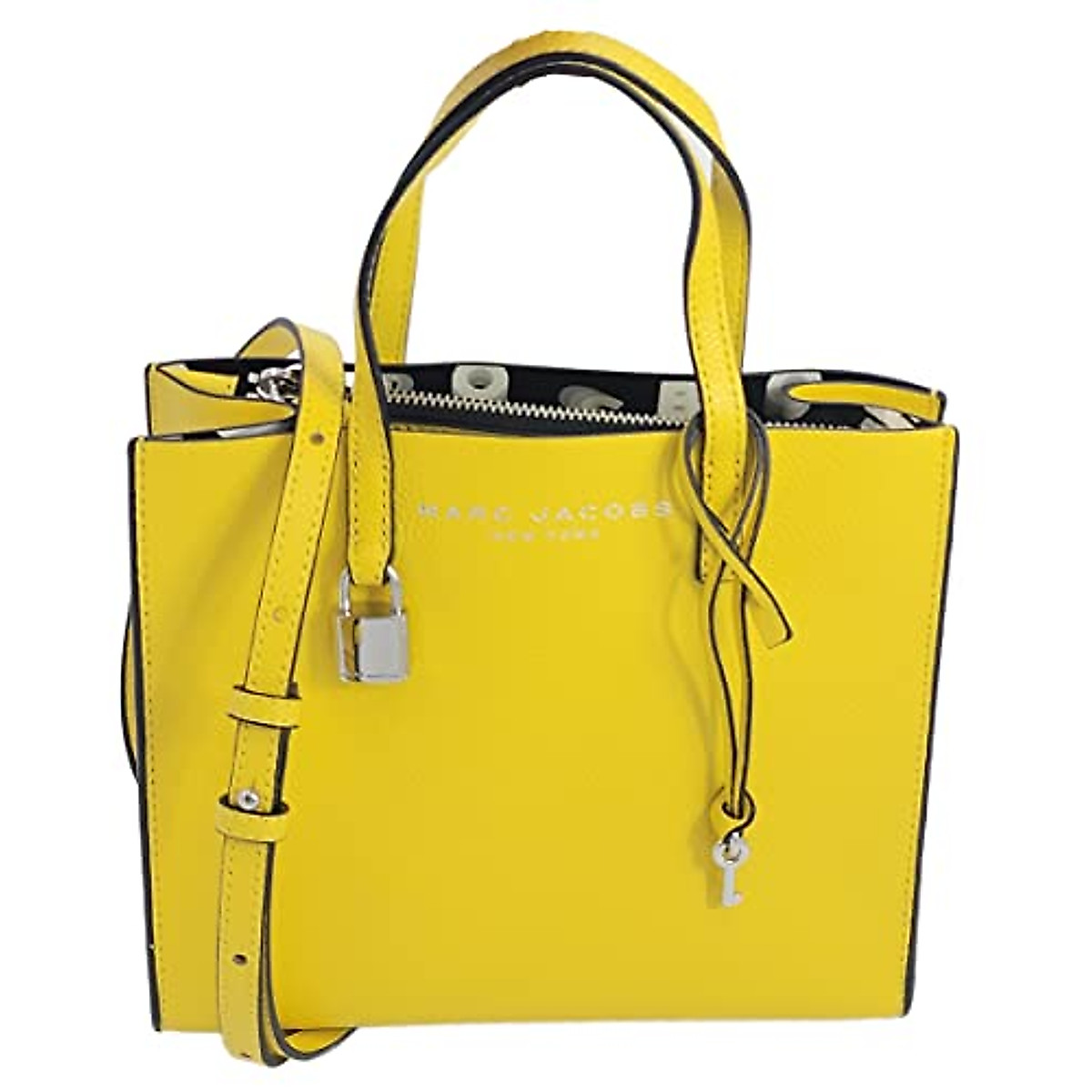Marc Jacobs M0015685 Hot Spot Yellow With Silver Hardware Small Women's Top Handle/Shoulder Bag