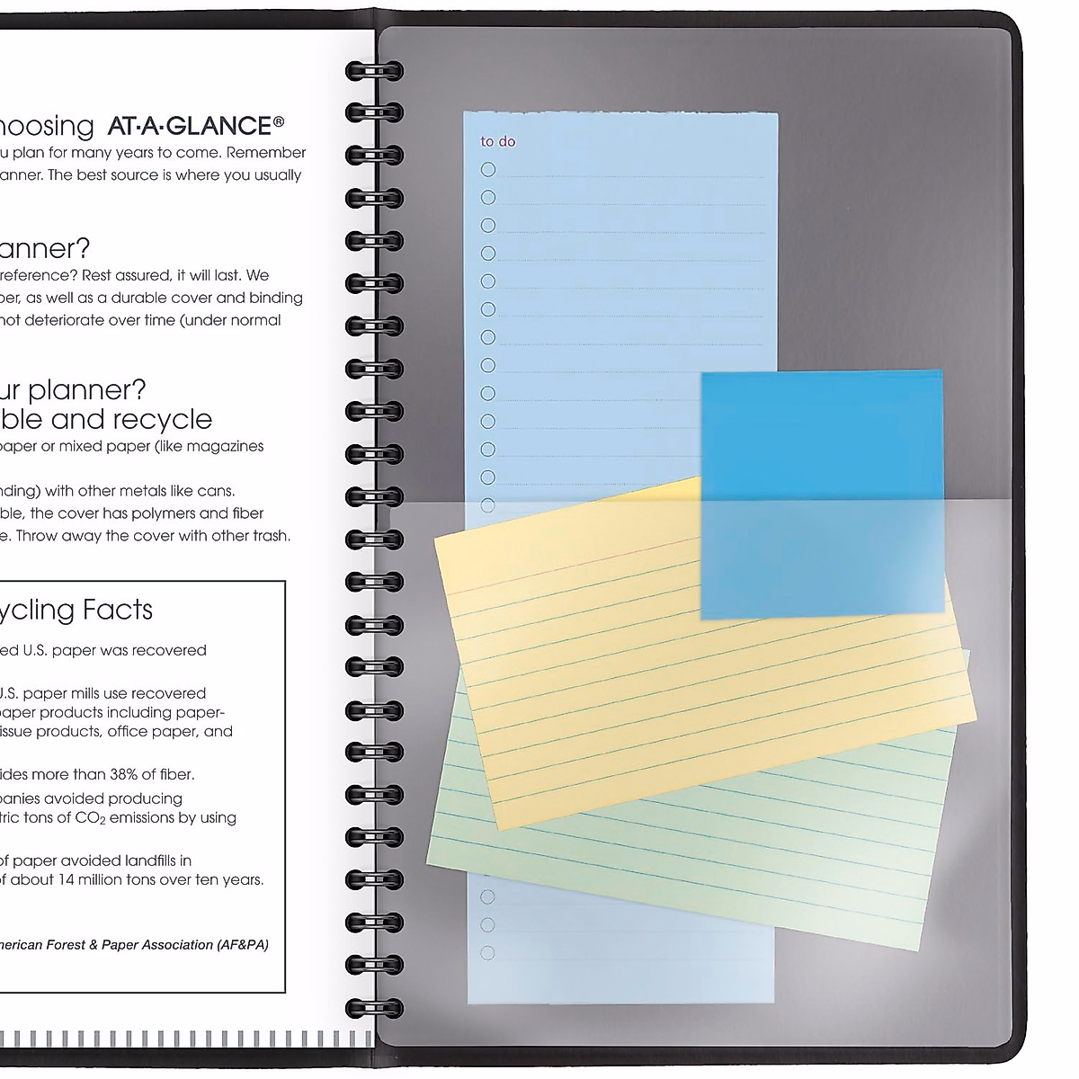 AT-A-GLANCE 2023-2024 Academic Planner, Daily, Quarter-Hourly Appointment Book, 5" x 8", Small, Pocket, Flexible Cover, Black (7080705)