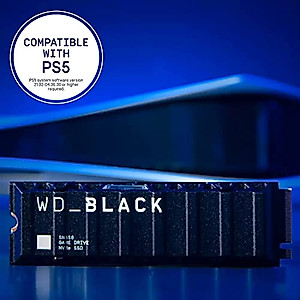 Western Digital WD Black SN850 2TB NVMe PCIe 4.0 M.2 Internal Gaming SSD with Heatsink