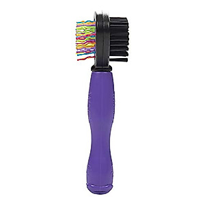 Wags & Wiggles Two-Sided Bristle and Squiggly Pin Brush for Small Dogs | Dog Brush for Dogs With Short Hair | Best Grooming Supplies for All Dogs, 2-in-1 Dog Grooming Brush