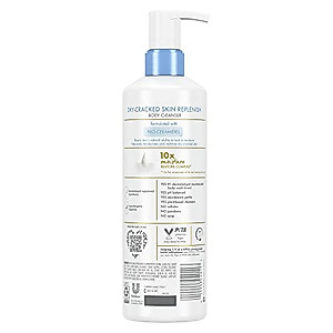 Dove Body Love Body Cleanser Body Wash 3 Count Dry-Cracked Skin Replenish Hypoallergenic for 24 Hour Nourishment & Instant Dryness Relief with Pro Ceramides Body Cleanser 17.5 FO
