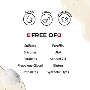 Love Ur Curls LUS Fragrance Free Shampoo, Moisturizing and Scalp Cleanse for Curly, Wavy, or Kinky Coily Hair, Vegan and Silicone Free,250mL