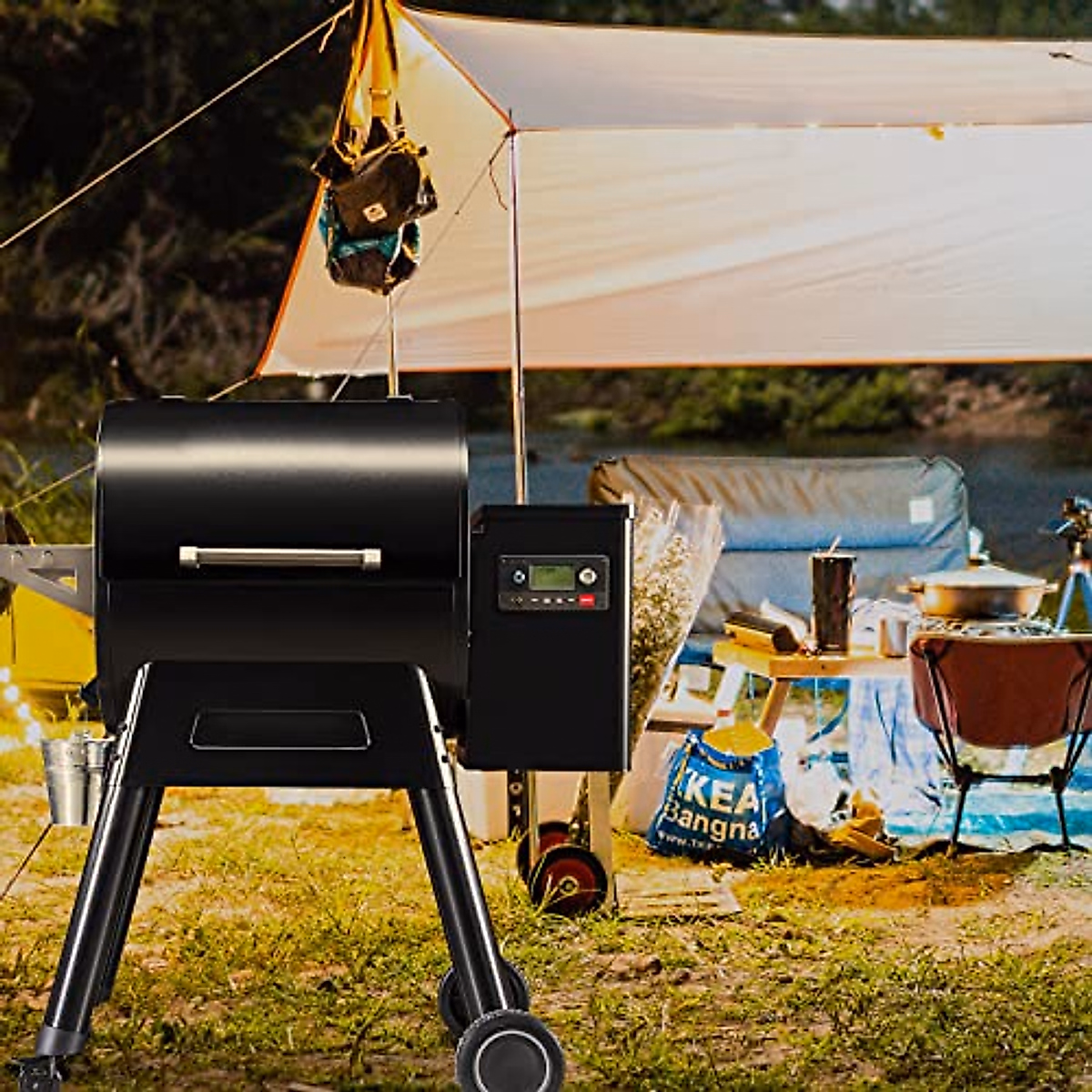 YAOAWE Replacement Pellet Grill Power Cord for Traeger, Indoor Grill Power Cord Compatible with Traeger Ironwood 650 & 885, Pro Series 575 & 780 and Timberline 1300 & 850, 8ft