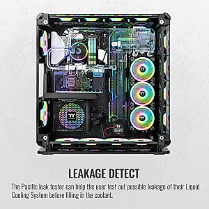 Thermaltake Pacific Leak Tester, Compatible with G1/4" Port, Straightforward Measurements, CL-W303-PL00BL-A