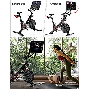 COOLWUFAN 360 Degree Screen Swivel Mount for Peloton Bike, Upgraded Screen Swivel for Peloton, Accessory to Turn for Peloton Bike Screens, Accessories for Peloton(Not Compatible with Peloton Bike+)