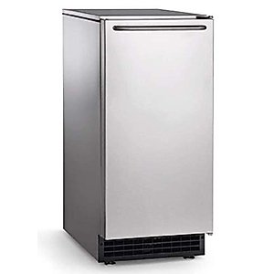 Scotsman CU50GA Undercounter Ice Maker, Gourmet Cube, Air Cooled, Gravity Drain with Cord, 115V/60/1-ph, 14.4 Amp (15 Amp Circuit Required), 14.9" Width x 22" Diameter x 34.4" Height