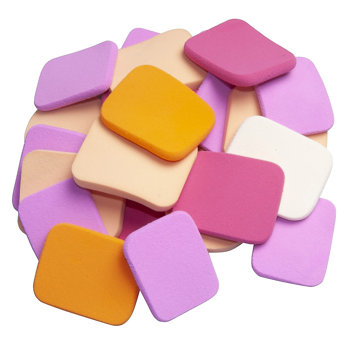Diane D6049 Assorted Latex Makeup Cosmetic Sponges - 24 Pack