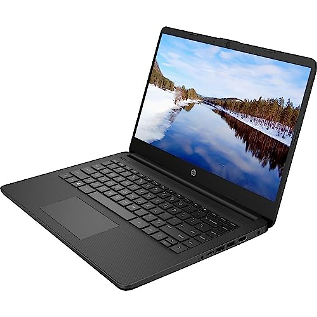 HP Newest 14" Ultral Light Student Laptop, Intel N4120 Quad-Core(> N4020), 8GB RAM, 192GB Storage(64GB eMMC+128GBSD Card), One Year Office 365, WiFi, Webcam, HDMI, USB-A&C, Win 11