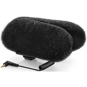 Sennheiser Professional MKE 440 Compact Stereo Shotgun Microphone with 3.5mm Connector for Cameras, 506258,Black