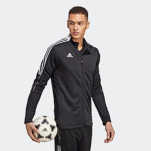 adidas Men's Tiro 21 Track Jacket, Black, Small