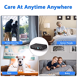 Rettru TY9 Smallest Security Camera Surveillance Camera IP Camera HD 1080P with Android/iOS Phone APP,Window/MAC PC