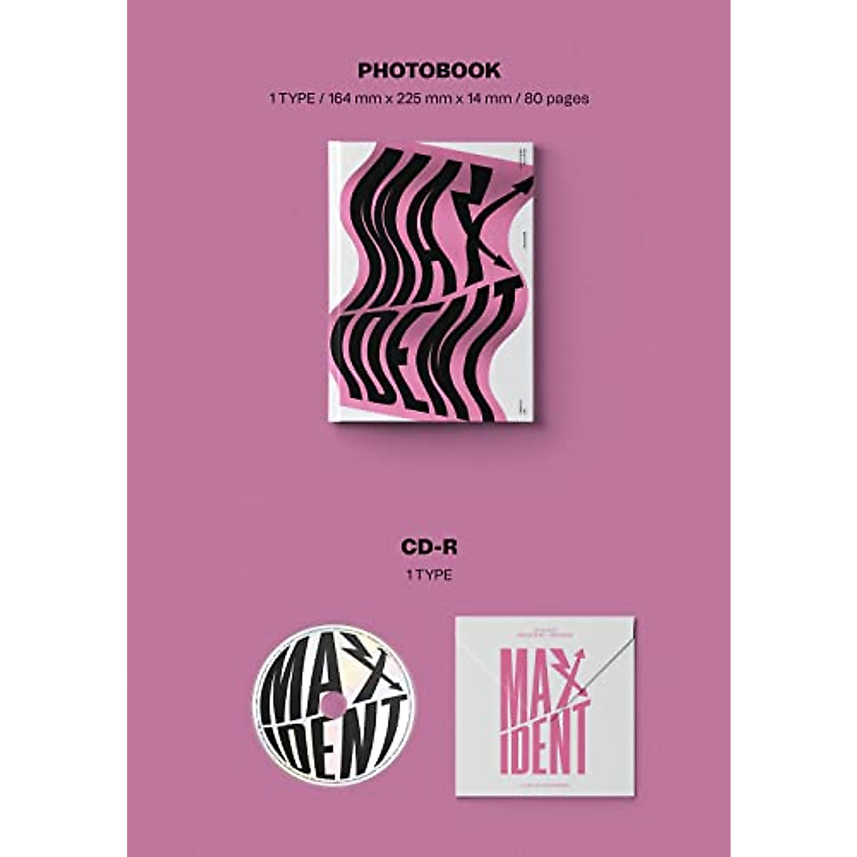 JYP Entertainment Stray Kids - MAXIDENT [GO ver.(Limited Edition)] Album+Pre-Order Benefit (DK1022),Pink