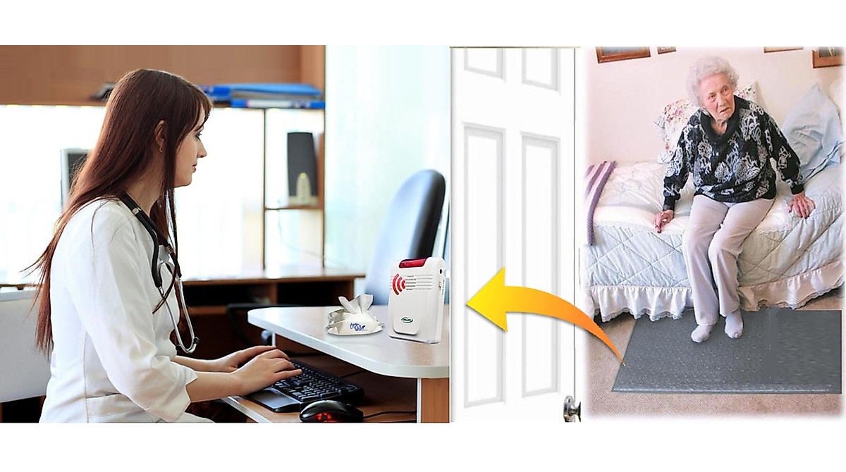 Smart Cordless Fall Monitor & Floor Mat Bundle