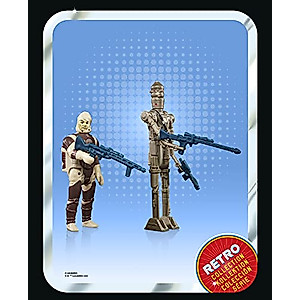 STAR WARS Retro Collection Special Bounty Hunters 2-Pack Dengar & IG-88 Toys 3.75-Inch-Scale The Empire Strikes Back Figures (Amazon Exclusive)