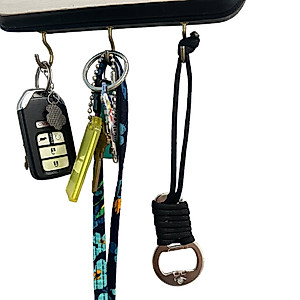Chrome Tikit Bottle Opener with Black Handle, 2-Pack