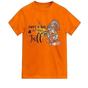 6 Sheets Thanksgiving Heat Transfers Vinyl Fall Iron On Transfers for T-Shirts Autumn Pumpkin Maple Leaf Gnome Design HTV Viny Appliques Sticker for Jean Pillow Cover DIY Decorations