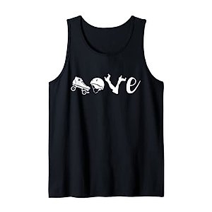 Roller Derby Player Love Skating Team Tank Top