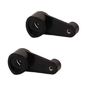 RZXYLRC Brass Black Coating Complete Portal Front and Rear Axles with Servo Mount Servo Arm for Axial AX24 1/24 RC 4WD Crawler Car Metal Upgrade Parts