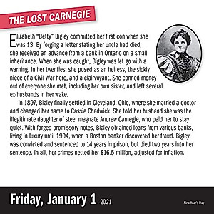 A Year of True Crime Page-A-Day Calendar 2021
