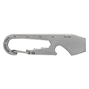 Nite Ize KMT-11-R3 Sized Easily attaches to an existing Chain or Strap DoohicKey Key Keychain Multi-Tool (1 Pack), One, Stainless