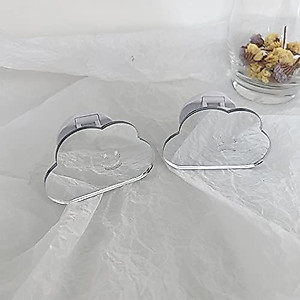 ONLYOU GRIPTOK Phone Grip Korean Grip Tok Simple Cloud Facial Expression Design Mirror Cute Phone Stand Drop Prevention Custom Pair Women's (1)