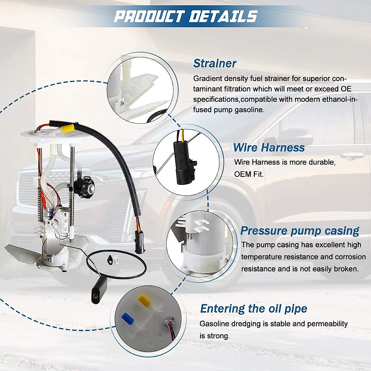 Fuel Pump Module Assembly E2360M Fits 2003 2004 Ford Expedition V8 5.4L AP2360M