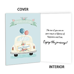 Wedding Card,Engagement Congratulation Card,Bridal Shower Card,Wedding Day Congrats Gift,Funny Wedding Card for Couple,Wedding Congratulations Card