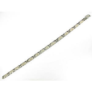 Pelgio Genuine Python Snake Skin Auto Locking Men's Belt 46" (Reticulated Python)