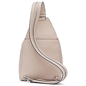 Calvin Klein Women's Myra Convertible Sling Backpack, Mushroom, One Size