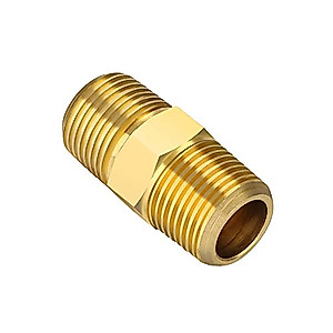 WADEO 3/8 Inch Natural Gas Quick Connect Fittings, LP Gas Propane Hose Quick Disconnect Kit, 3/8'' Male NPT Thread x 3/8'' Female NPT Thread