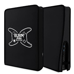 Ferbao Dust Cover Compatible with Sony PS5 Console Dustproof Protection Cover Dust Guard