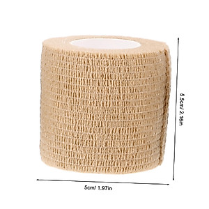 Healifty 3pcs Adhesive Tape Sports Protector Band Vet Wrap Grip Cover Sports Wrap Tape - Proof Sports Tapes Sports Wrist Tape Camo Tape Bandages Medical Kit Non-Woven Fabric Telescopic