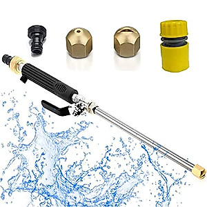 LARDERGO Hydro Jet Power Pressure Washer with 2 Jet Nozzle, 17 Inch Auto Watering Sprayer Pressure Washer Accessories for Car Wash and Garden Watering
