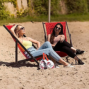 Holtaz Deck Chair Wood Foldable Sun Chair Beach Chair with Removable Fabric for Garden Swimming Pool Camping Beach Bars cafes Hotels up to 130 kg 4 Positions Comics