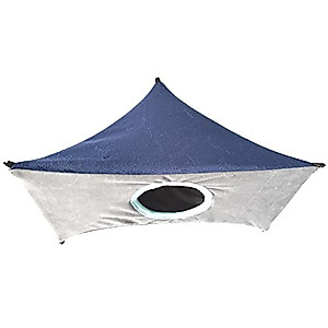 VEDEM Guinea Pig Hideout Cage Corner Cave Warm Hideouts for Small Animals, Guinea Pigs, Chinchilla, Rats, Ferrets (Navy)