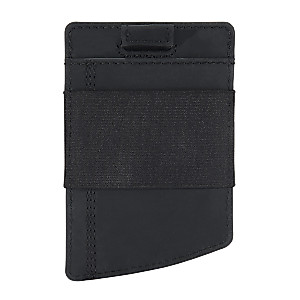 Carhartt Men's Casual Saddle Leather Wallets, Available in Multiple Styles and Colors, Black (Front Pocket), One Size
