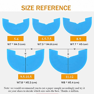 Sole Protector for Sneakers, Shoe Heel Protector Strong Self-Adhesive Repair Plates for Air Jordan Shoes Non Slip Heel Pad Sole Plates for Men and Women