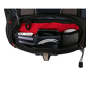 Wenger Cobalt Laptop Backpack, Fits 16 Inch Laptop, Men's and Women's, Black/Grey/Blue