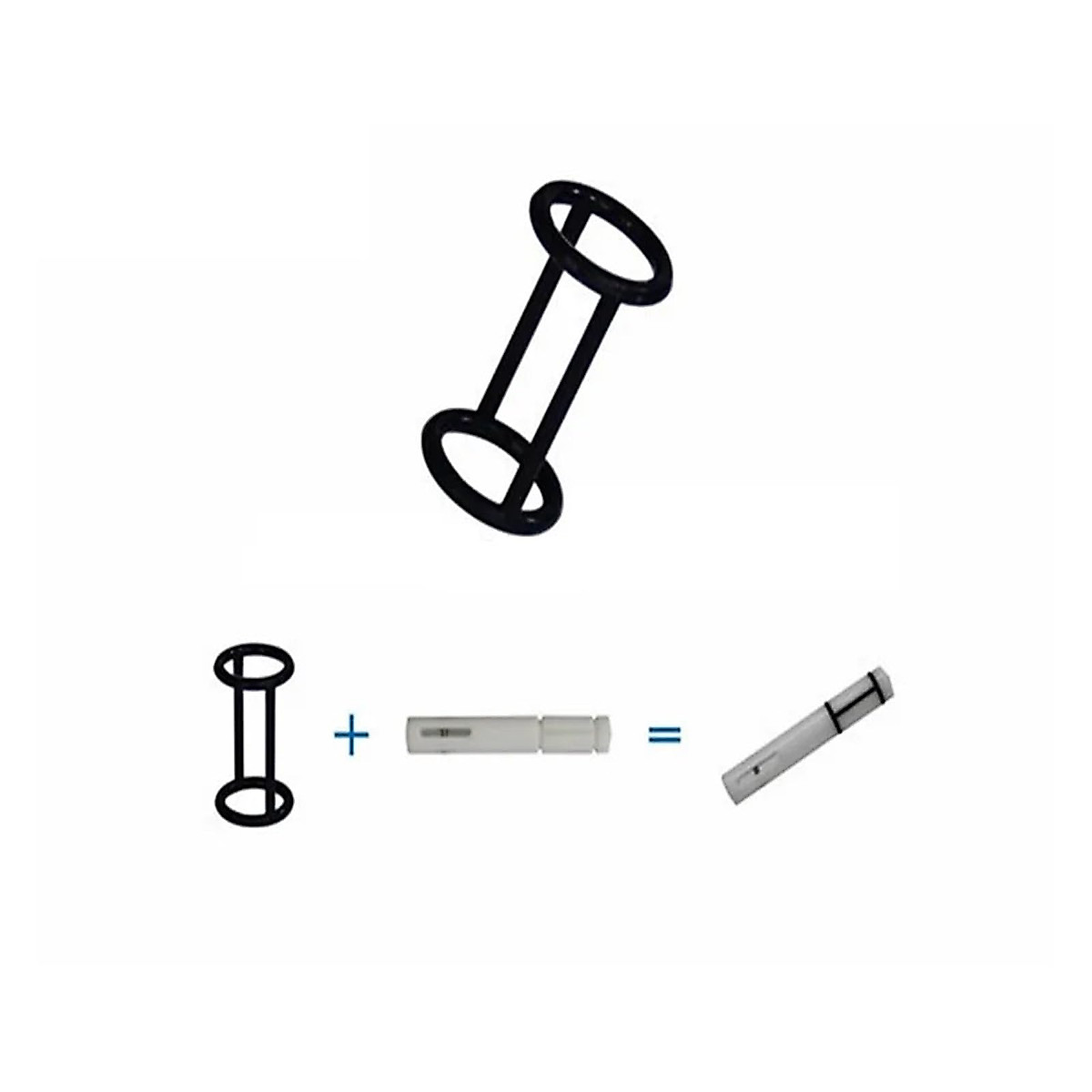 CAEAFF Rubber H Shaped Ring Small Seal Gasket, Compatible for Middle Valve Rod Soft Serve Machine Accessory Replacement Spare Part Ice Cream Maker