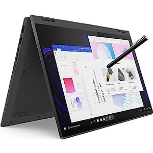 Lenovo Flex 5 Convertible 2-in-1 Laptop 14 FHD Touchscreen Intel Core i3-1115G4 up to 4.1Ghz 4GB DDR4 RAM 128GB SSD Fingerprint Reader HDMI Windows 11 iSlik Pen, Grey (Renewed)