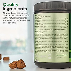 Vetrica Green Lawn Support Chewables for Dogs - Dog Digestive Support & Gut Function - Canine Soft Treats for All Breeds & Ages - Green Lawn Maintenance Dog Supplement