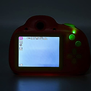 Selfie Camera, Rechargeable Portable ABS 2.4 Inches Toy Camera for Gift(Light Purple)