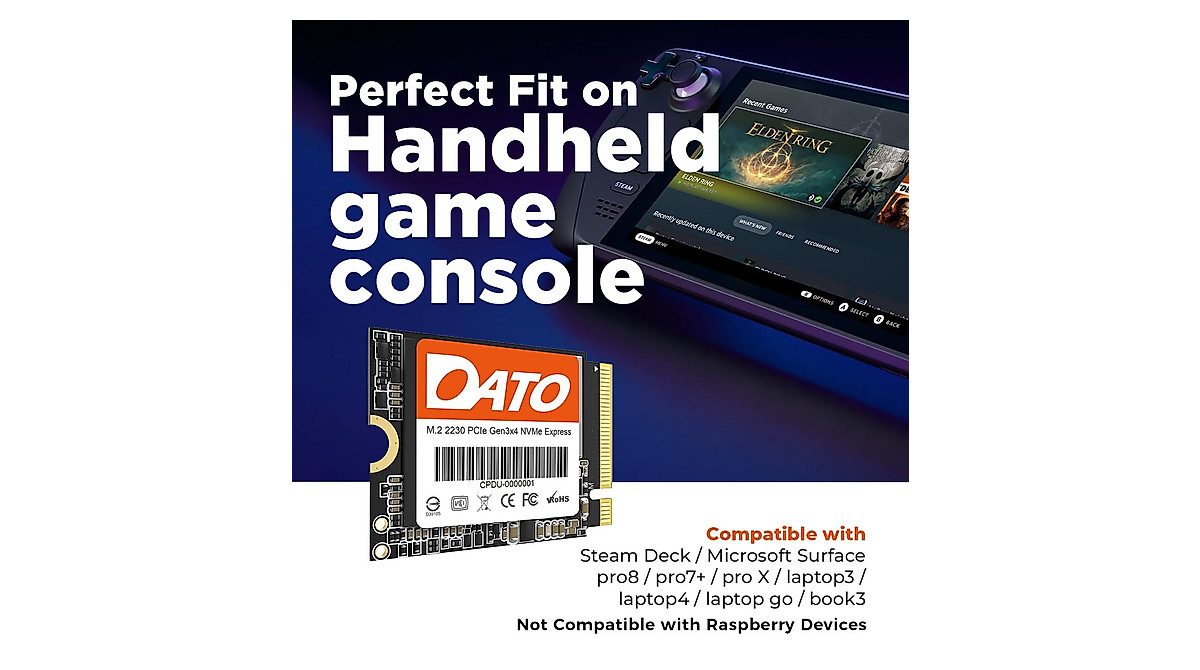 DATO 1TB SSD M.2 2230 | High Speed NVMe Storage