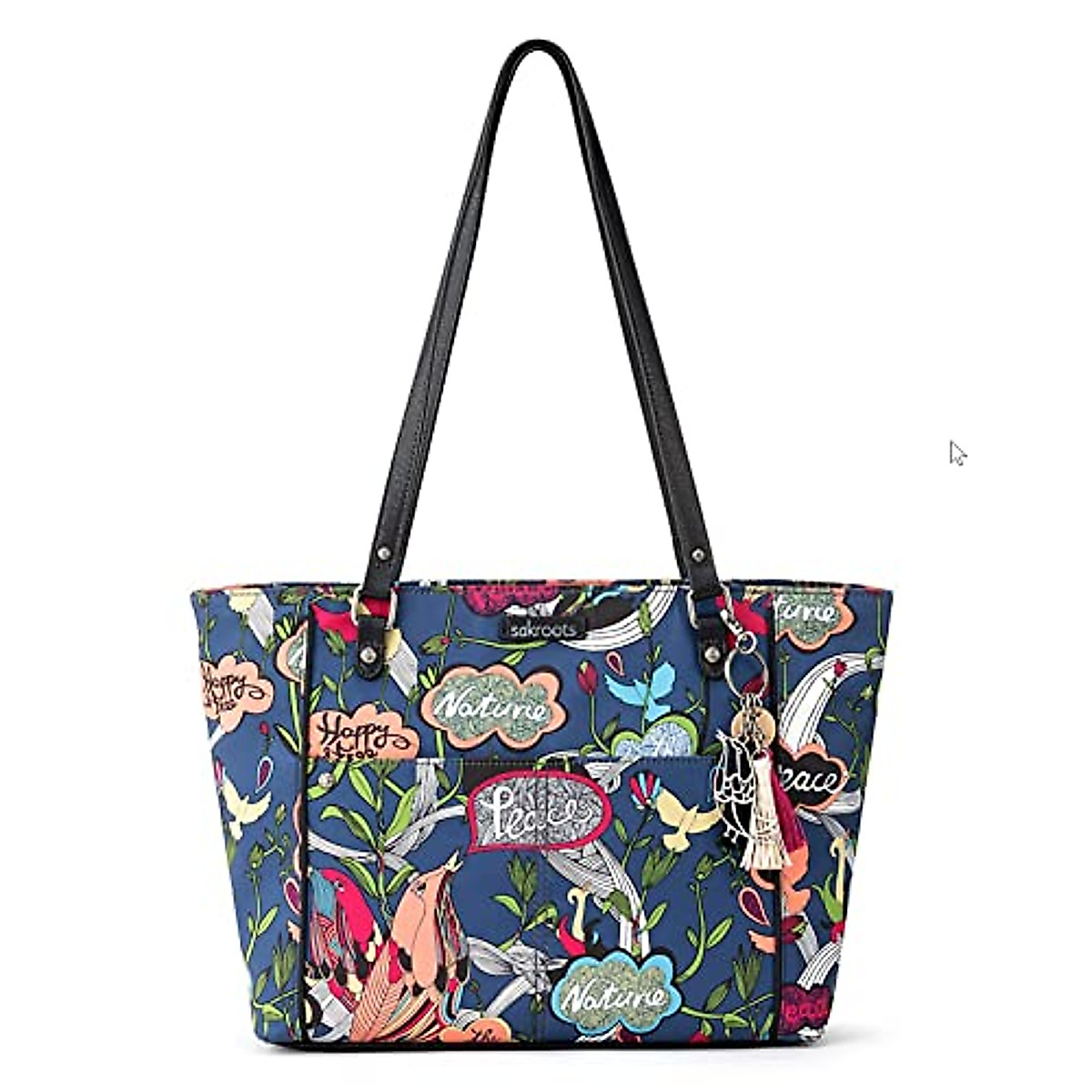 Sakroots Artist Circle Medium Tote River Peace